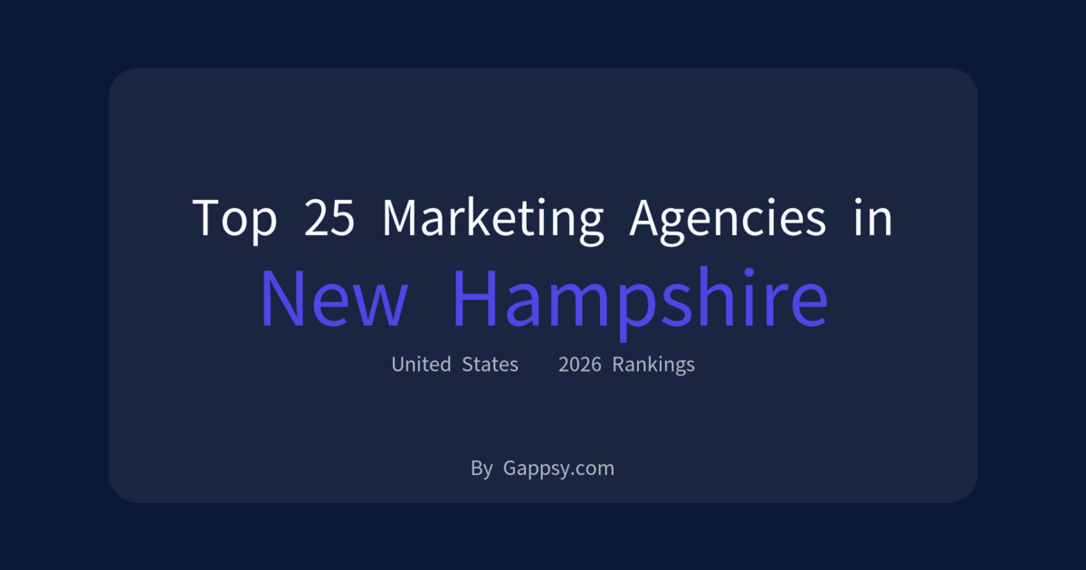 Top 25 Marketing Agencies in New Hampshire (2026) | Gappsy
